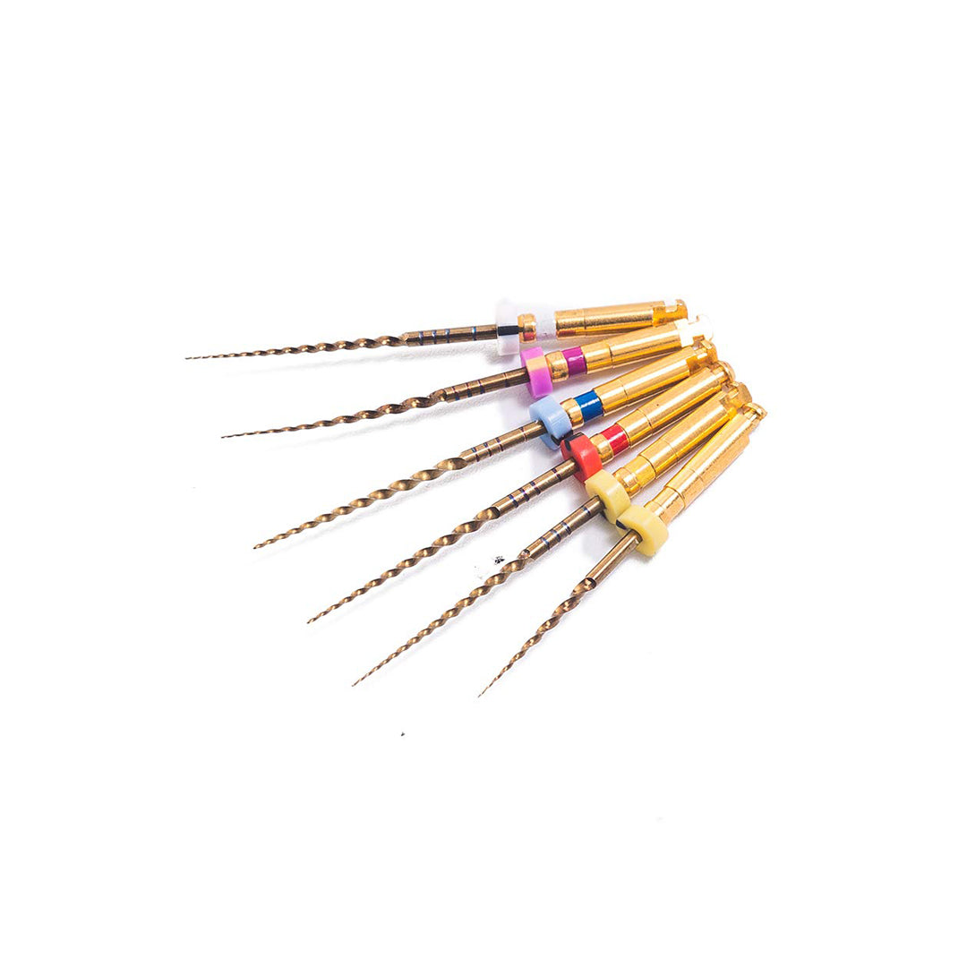 M-Taper NITI Rotary Pro-Tapered File (Gold) — Taj Dent